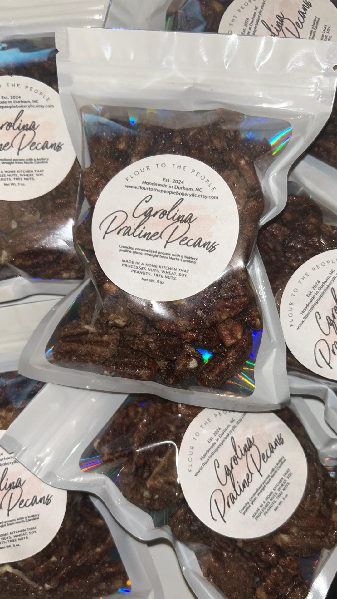 Carolina Praline Pecans – Gourmet Southern Plant-based Snack - Etsy