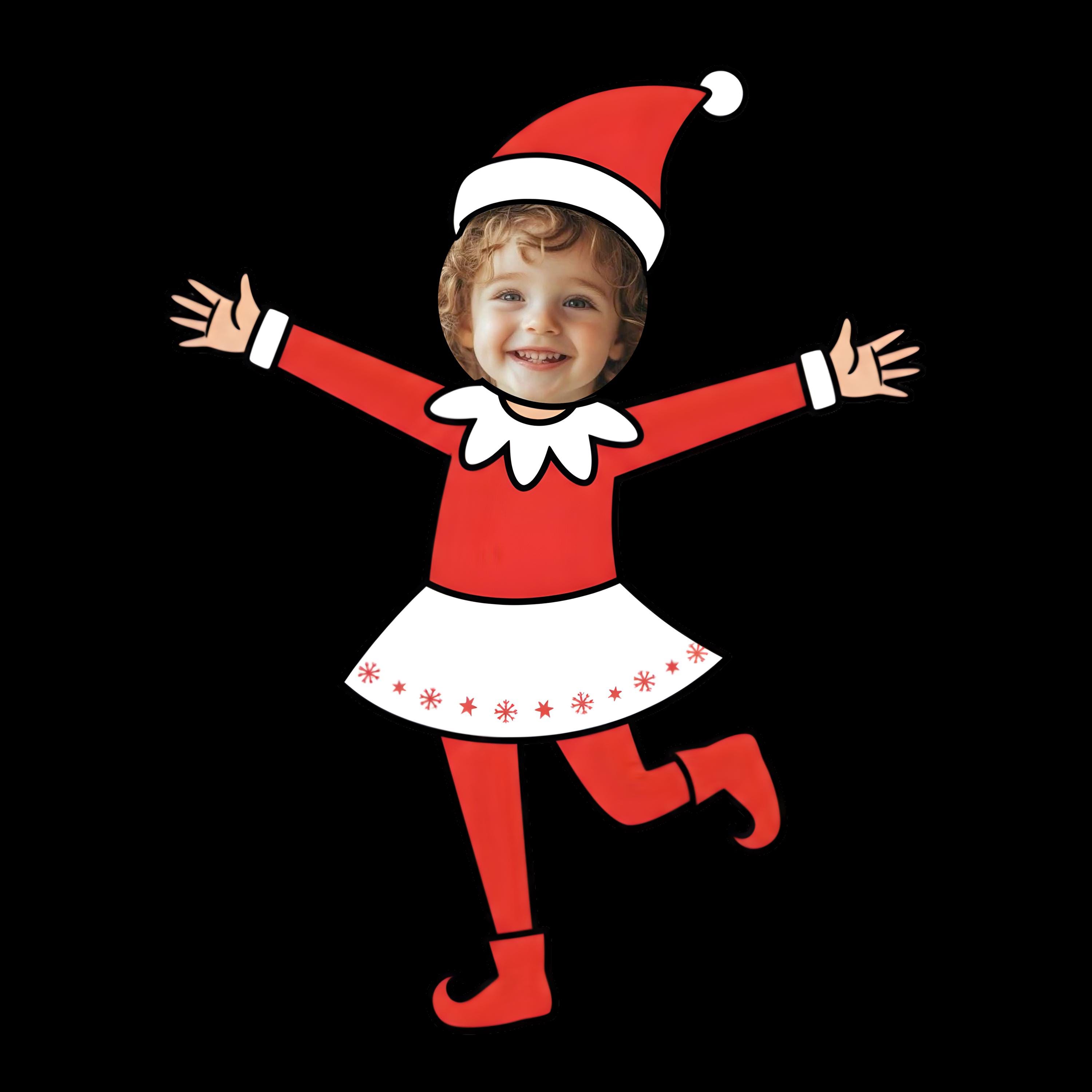 20 Holiday Elf Canva Templates, Custom Add Your Photo Christmas Elf ...