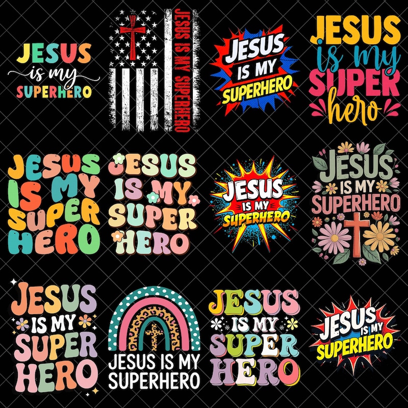 Super Hero Shirt Jesus - Etsy