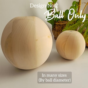 Beech Wood Ball Furniture Legs: IKEA Hack, Mid-century Modern Style - Etsy