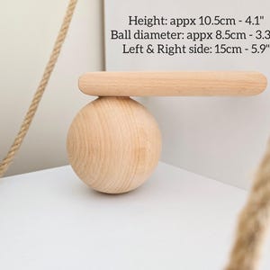 Beech Wood Ball Furniture Legs: IKEA Hack, Mid-century Modern Style - Etsy