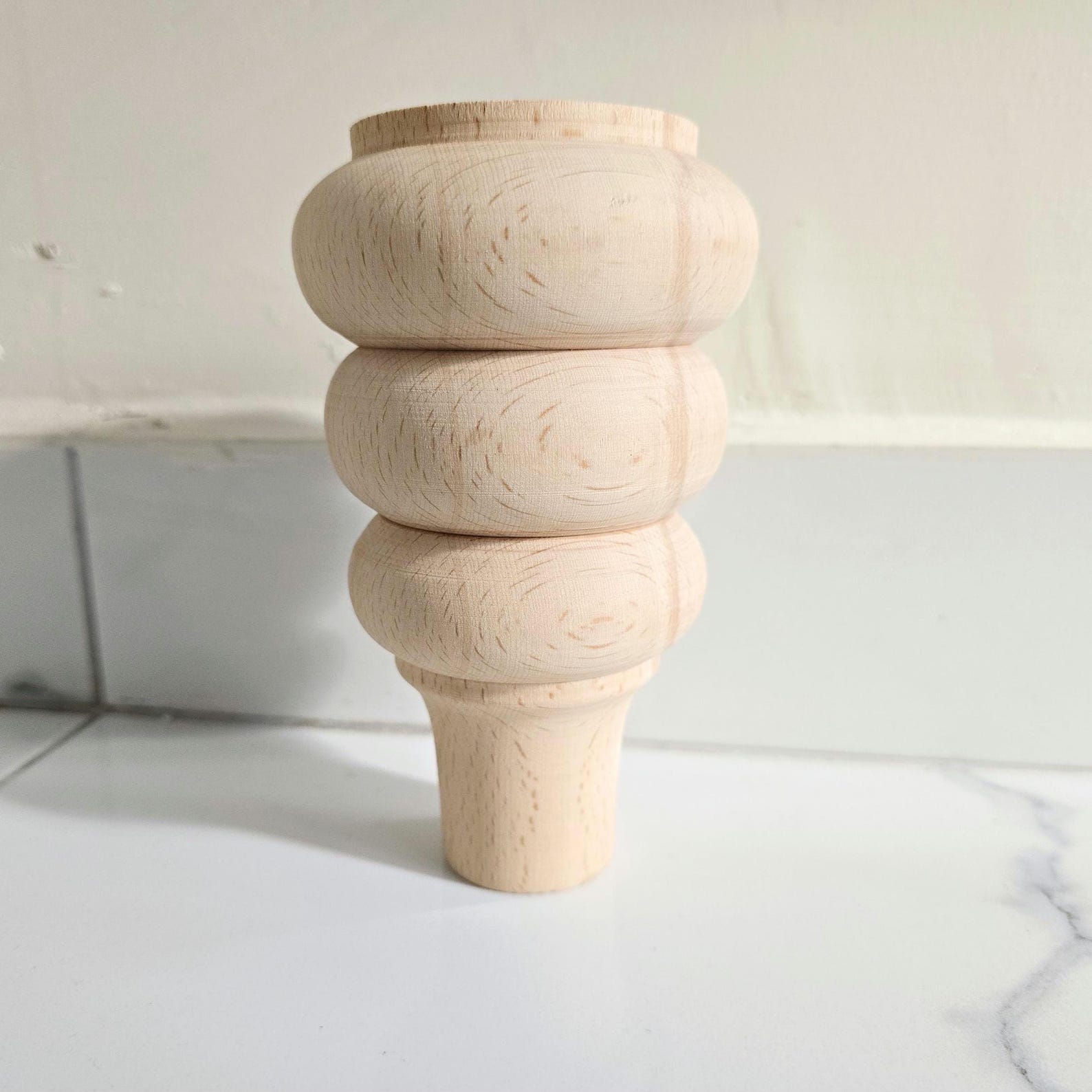 Wooden Bun Feet for Furniture, Kallax Legs, Sofa Legs, Besta Feet Ikea ...