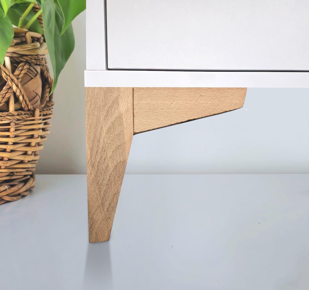 Mid-century Modern Wood Furniture Kallax Legs: Sofa, Cabinet, Bed Feet ...