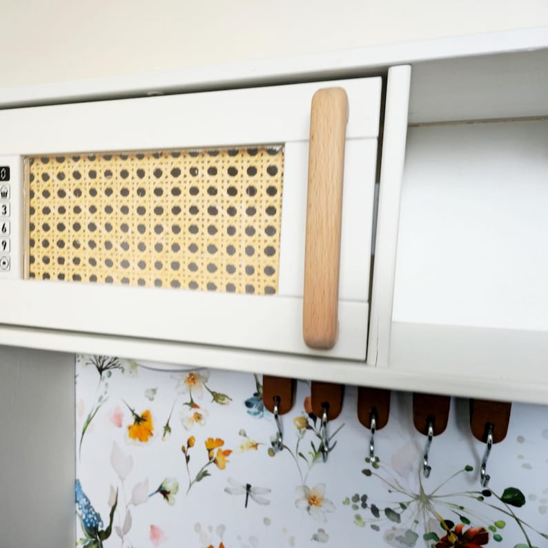 Ikea Duktig Rattan Panel, Ikea Duktig Play Kitchen Hack, Ikea Duktig ...