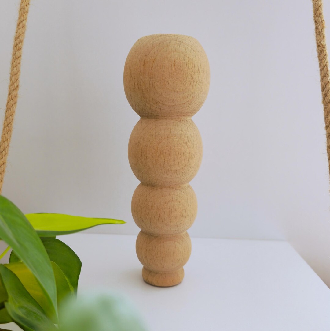 Round Furniture Legs, Natural Wood Furniture Feet, Ball Furniture Legs ...