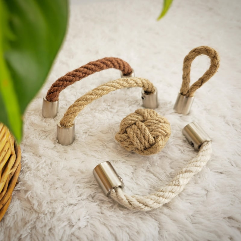 Rope Drawer Pulls - Etsy