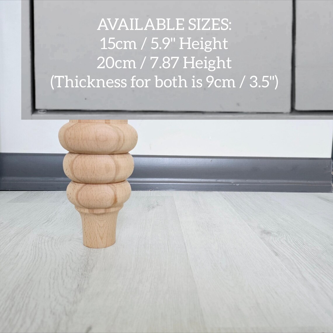 Wooden Bun Feet for Furniture, Kallax Legs, Sofa Legs, Besta Feet Ikea ...