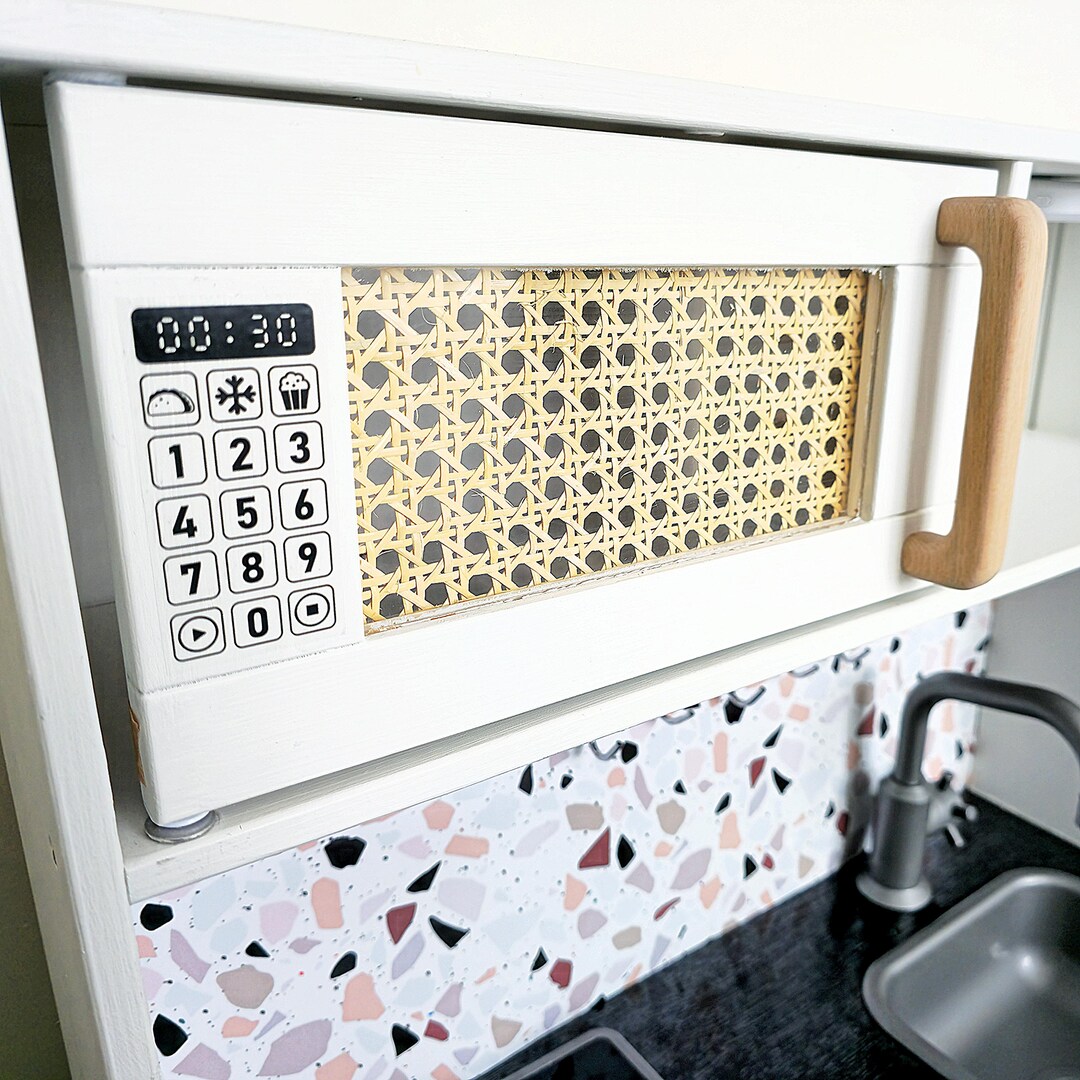 Ikea Duktig Sticker Set, Microwave Sticker for Play Kitchen Stickers ...