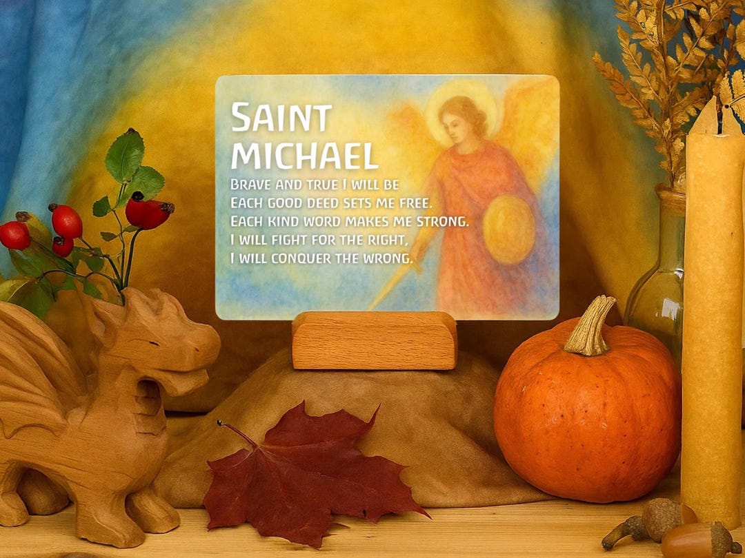 Waldorf Saints Festival Verse Cards: Homeschool Printable (PDF & PNG ...