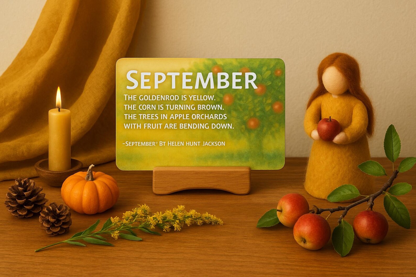 Waldorf Seasonal Verse Cards: Printable Monthly Poems (digital Download ...
