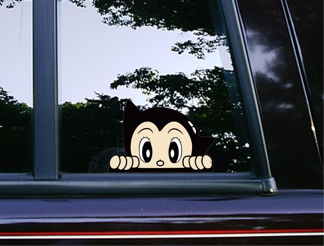 Astro Boy Peeker Peeking Sticker Car Decals Waterproof Weatherproof ...
