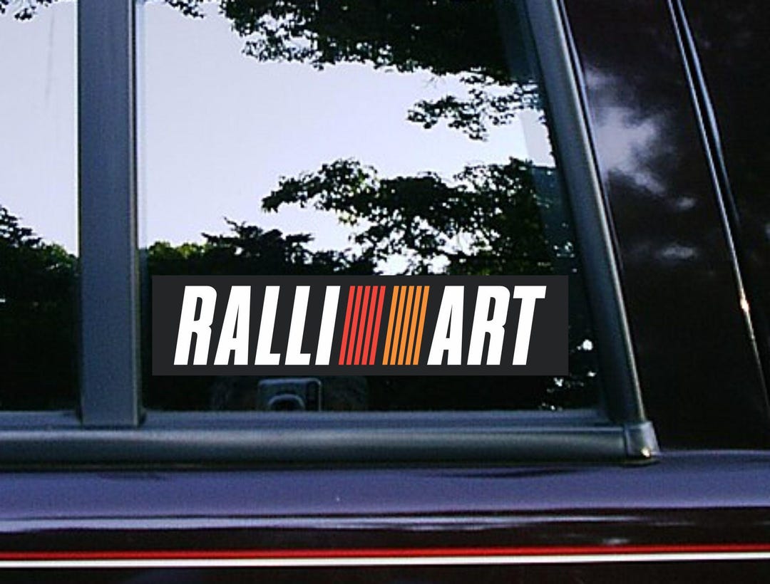 Ralliart Sticker Racing Decals Car Stickers JDM for Rally Cars Vehicle ...