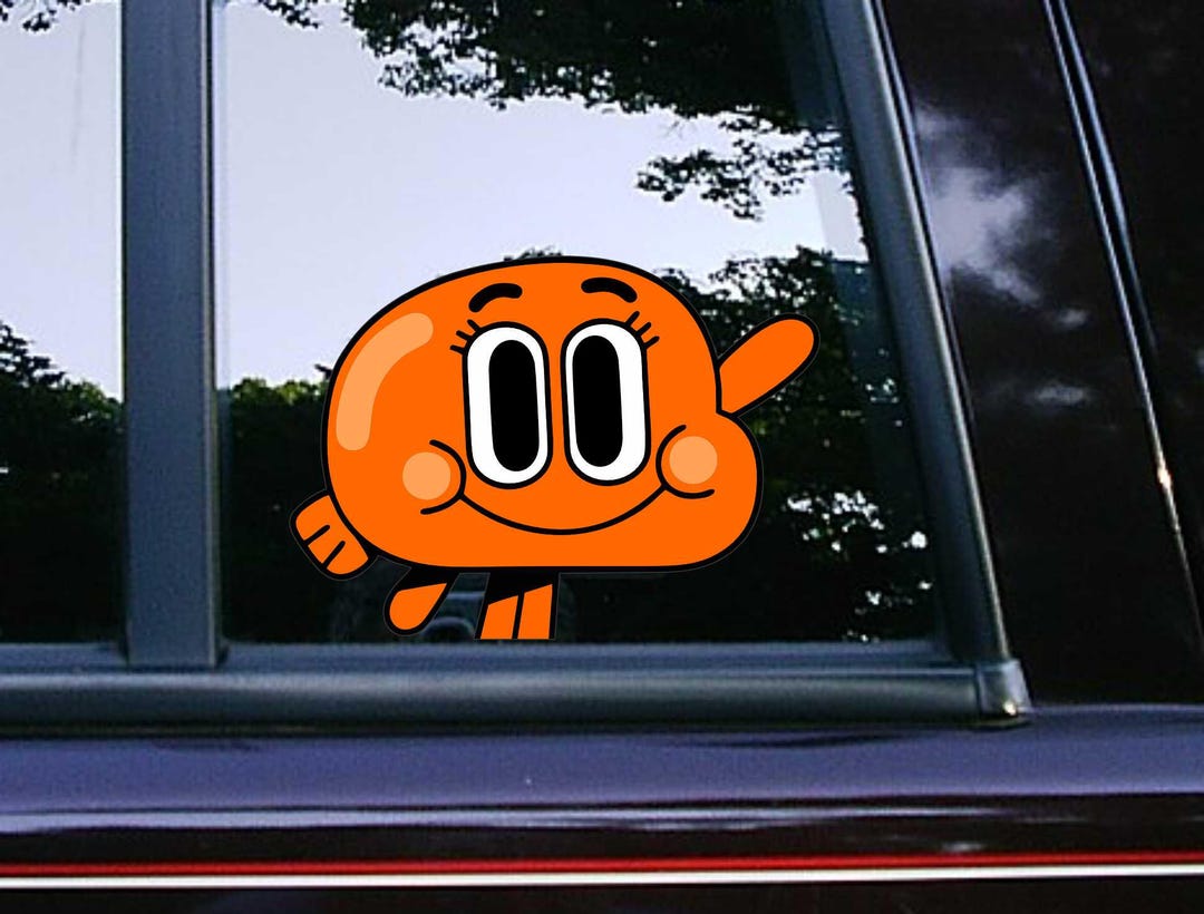 Darwin Peeker Peeking Car Decals Wall Art Decor Bumper Stickers Cartoon ...