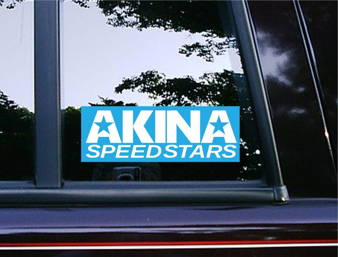 Akina Speed Stars Slap Sticker Car Decals Waterproof Weatherproof ...