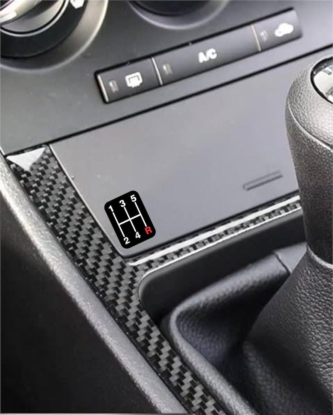 2 PCS Shift Pattern Sticker for Manual Transmission Vehicle Car Trucks ...