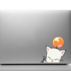 Cute Moogle Peeker Peeking Sticker Car Decals Wall Decorations Bumper ...