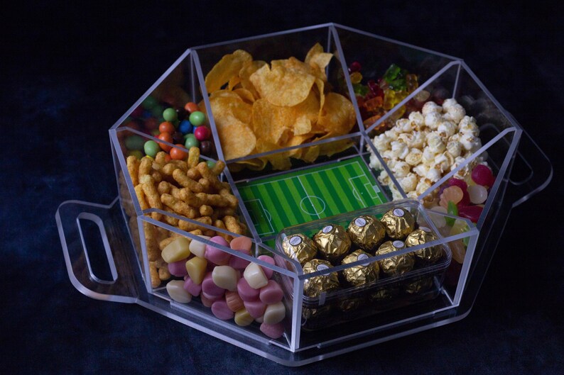 Snack Stadium Made of Plexiglass – Premium Snack Bowl With Optional ...