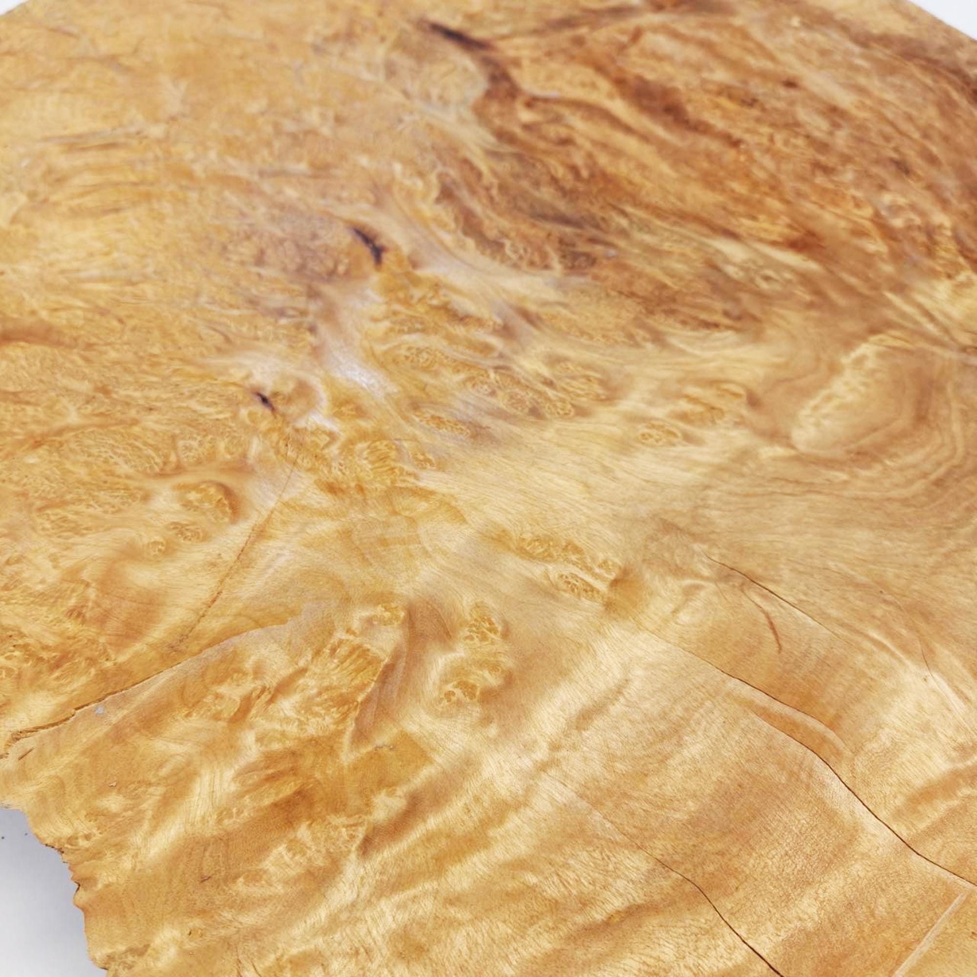 Crepe Myrtle Live Edge Slab Exotic Wood Epoxy Resin Table Top 20"x23"x2 ...