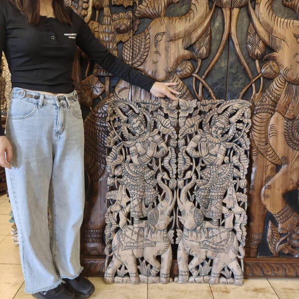Tribal Carved Panels - Etsy