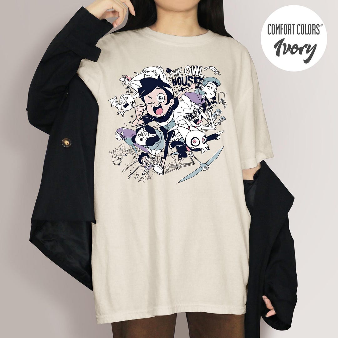 The Owl House Characters Shirt, the Owl House Fan Gift, Hexside School ...