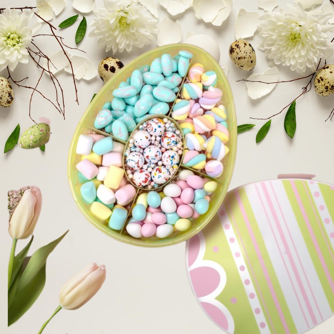 Easter Egg or Bunny Face Snackle Box - Etsy