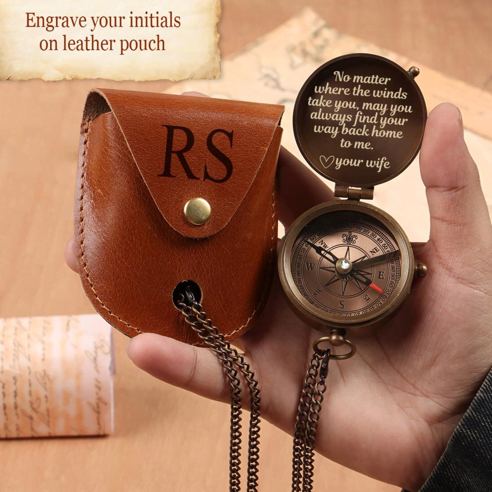 Baptized Boy Gift, Customized Compass, Christian Gift, First Holy ...