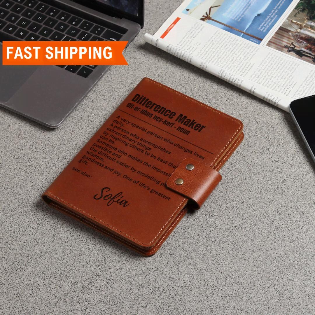 Personalized Difference Maker Journal Custom Difference Maker Gift ...