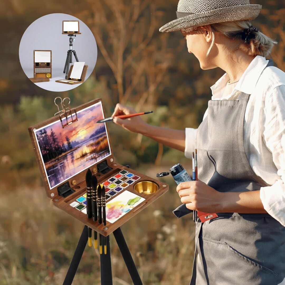 Custom 27 Paint Palettes, Portable Travel Watercolor Palettes Set ...