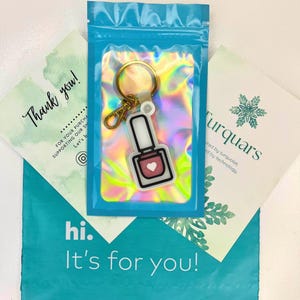 Custom Nail Polish Bottle NFC Keychain: Nail Tech Gift - Etsy