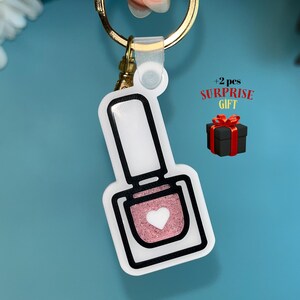 Custom Nail Polish Bottle NFC Keychain: Nail Tech Gift - Etsy