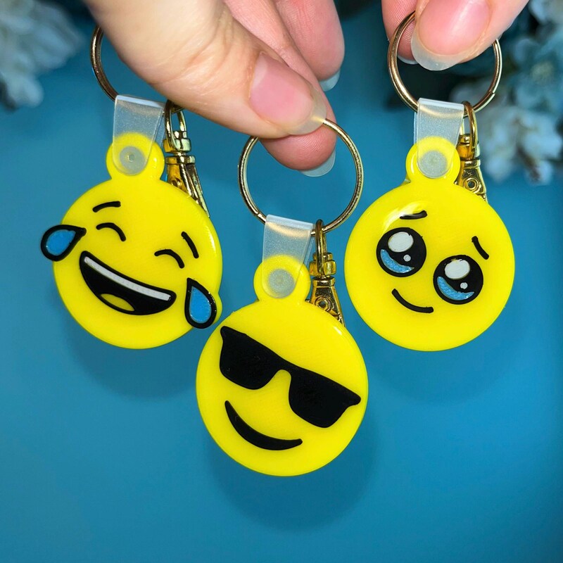 Emoji Keychain - Etsy