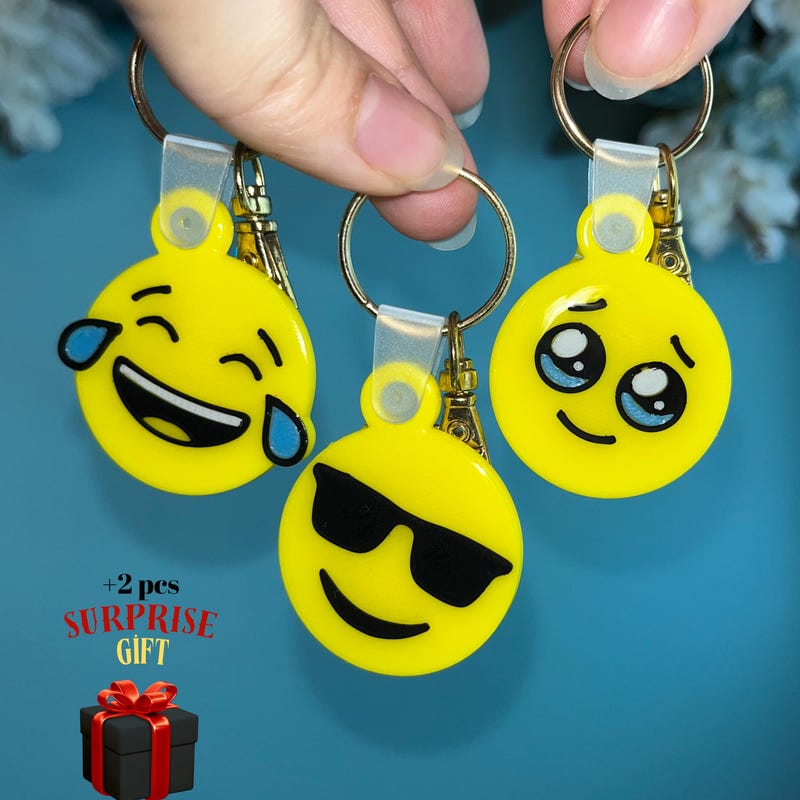 Emoji Keychain - Etsy