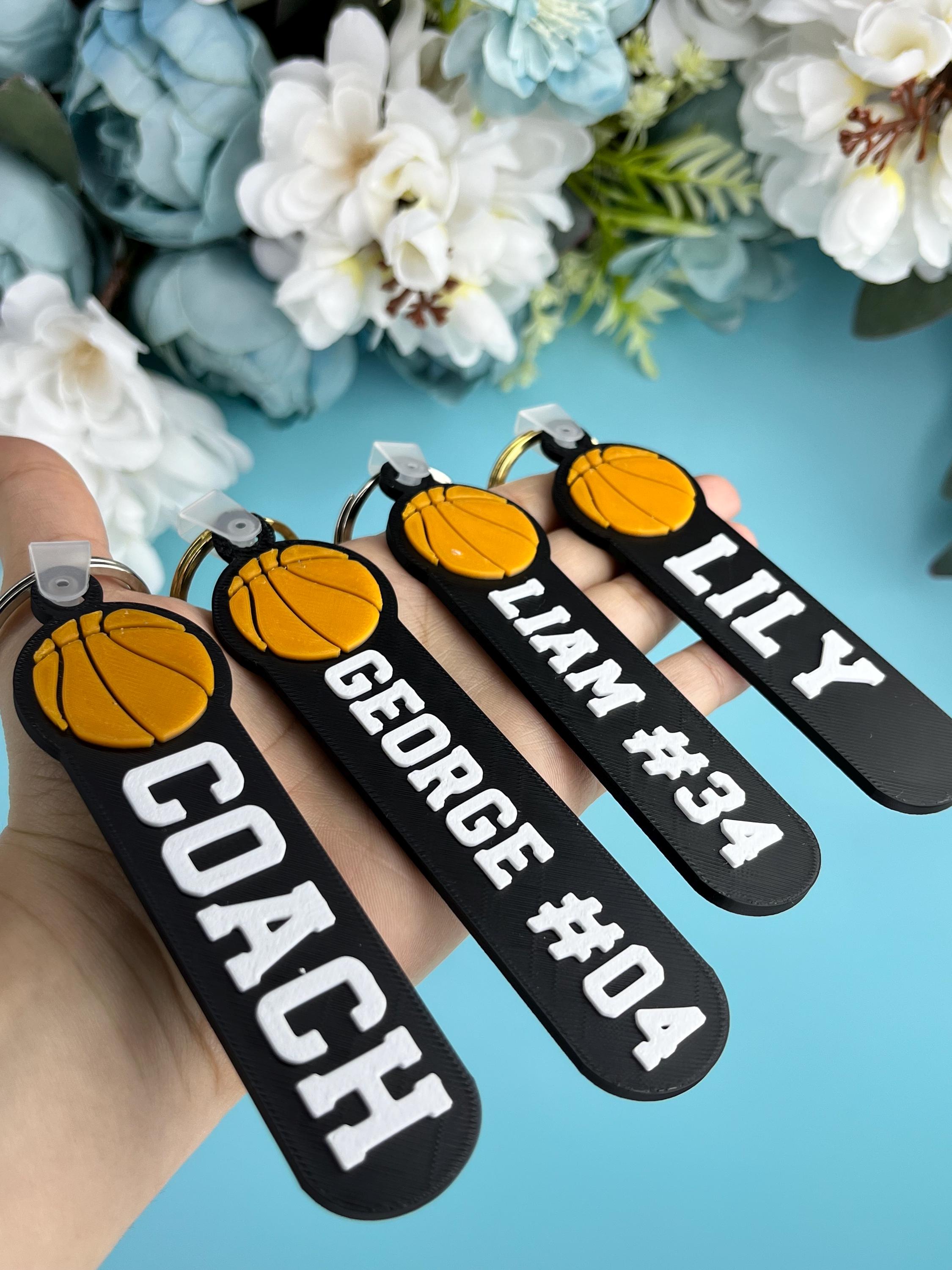 59% OFF Bulk Personalized Sports Team Name Tag Keychain Backpacks Tag ...