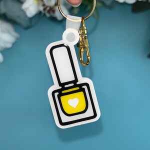 Custom Nail Polish Bottle NFC Keychain: Nail Tech Gift - Etsy