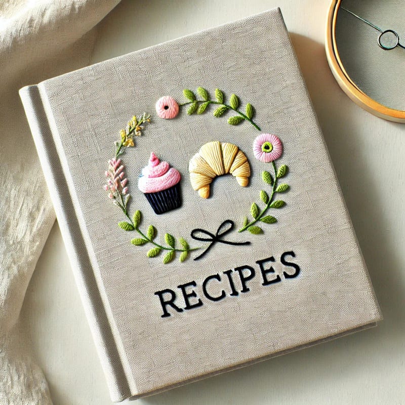 Handmade Recipe Book - Etsy