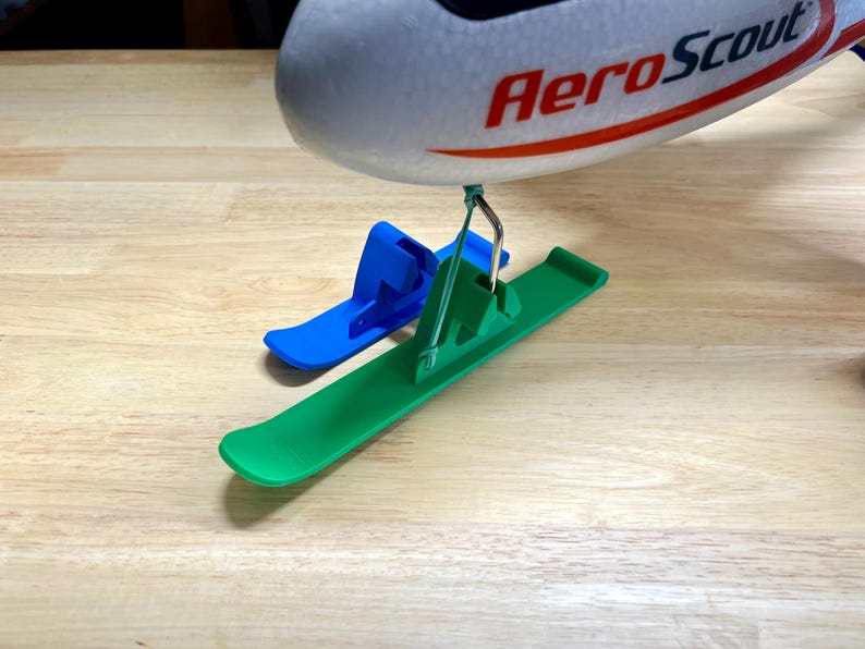 Large Front Snow Ski Set Hobbyzone Aeroscout S 2 Snow Ski Landing Gear ...