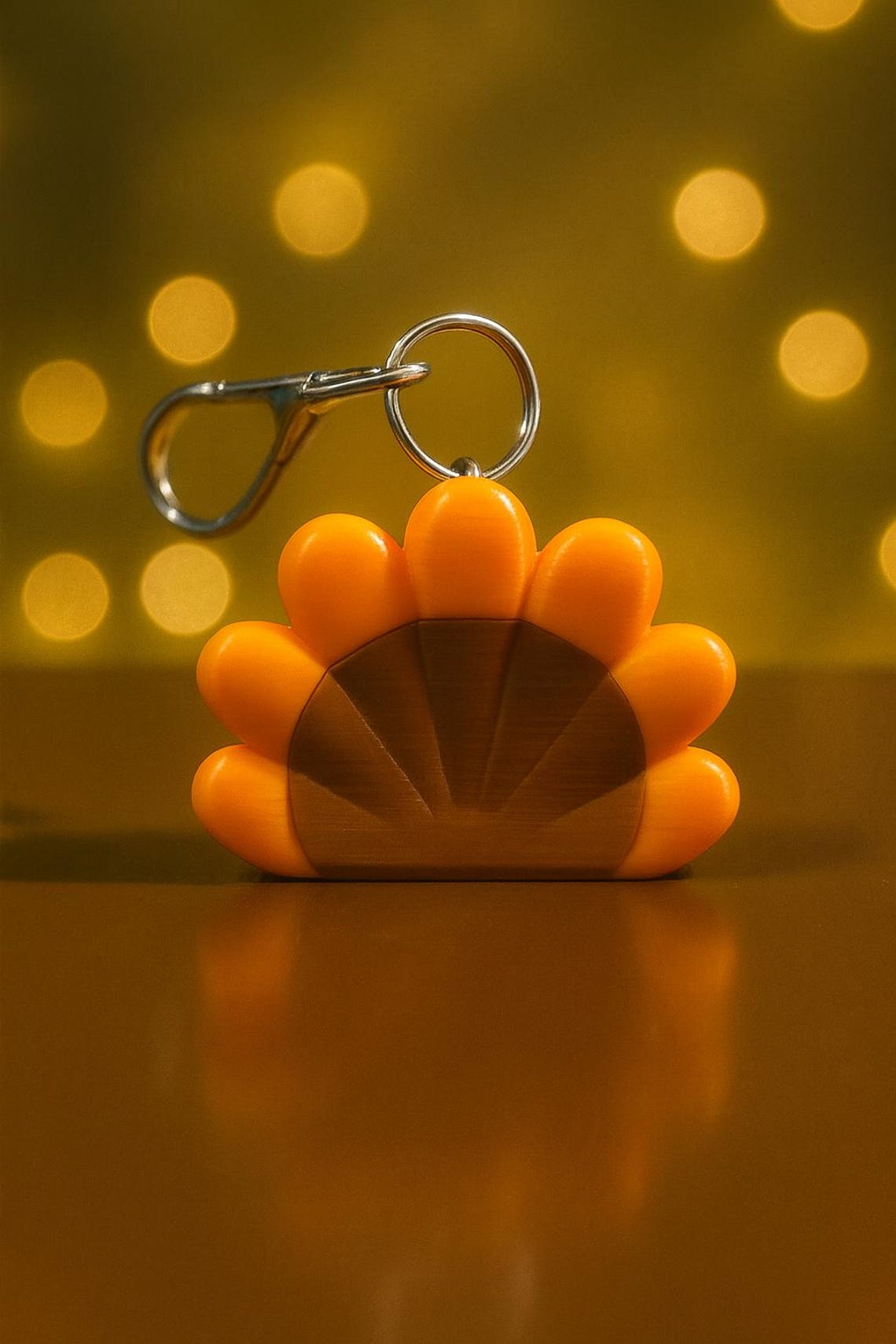 3D Printed Articulated Turkey Keychain - Fidget Backpack Buddy - Etsy