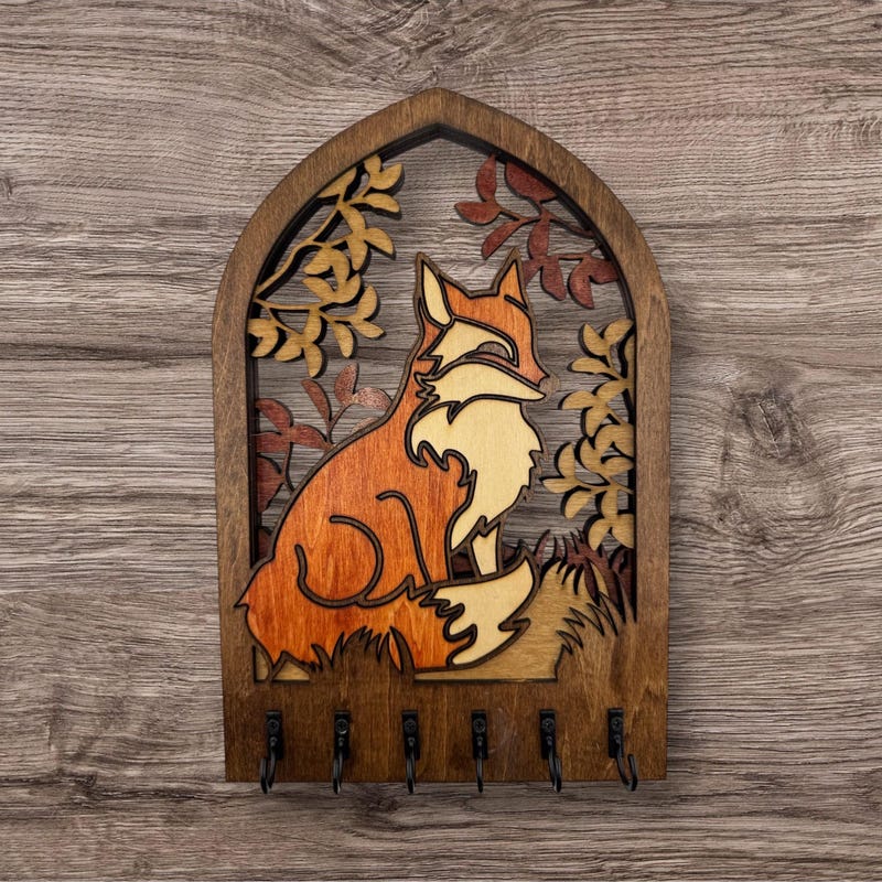 Engraved Animal Key Ring - Etsy