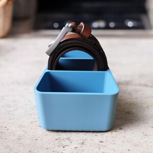 3D Printed Belt Holder, Space-saving Closet Organizer, Durable PLA Belt ...