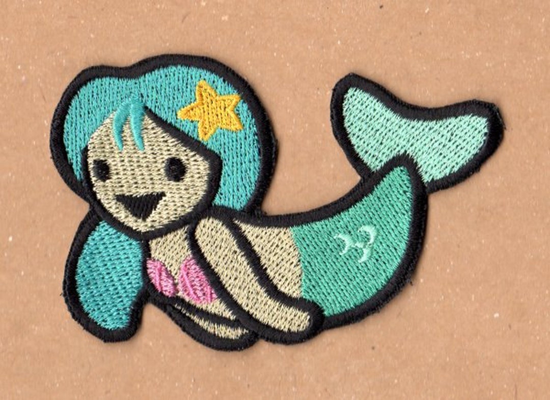 Too Cute Mermaid Patch - Etsy