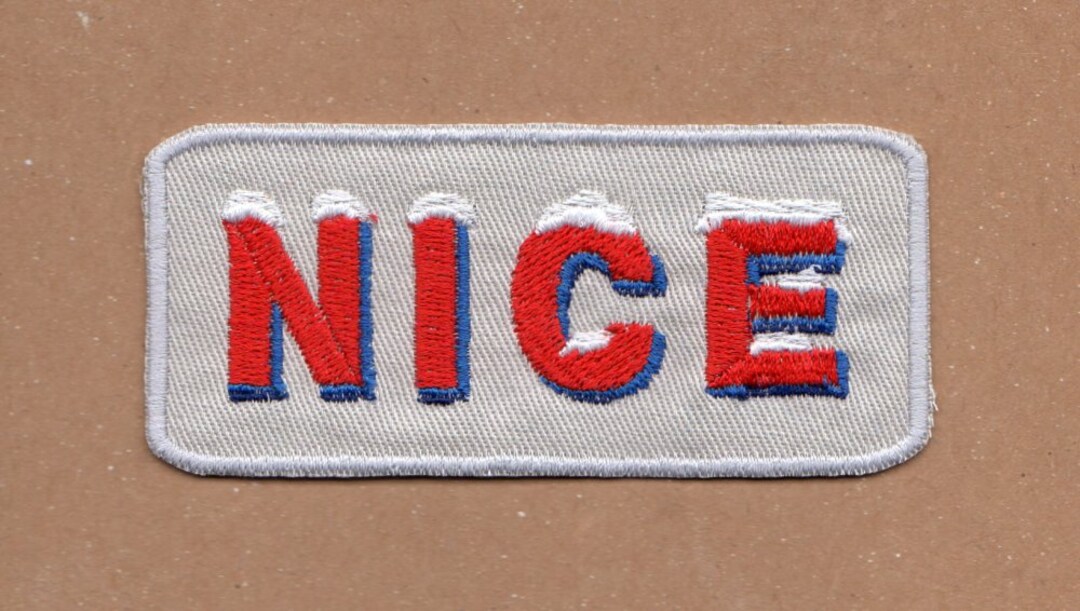 Nice Ice Logo Patch - Etsy