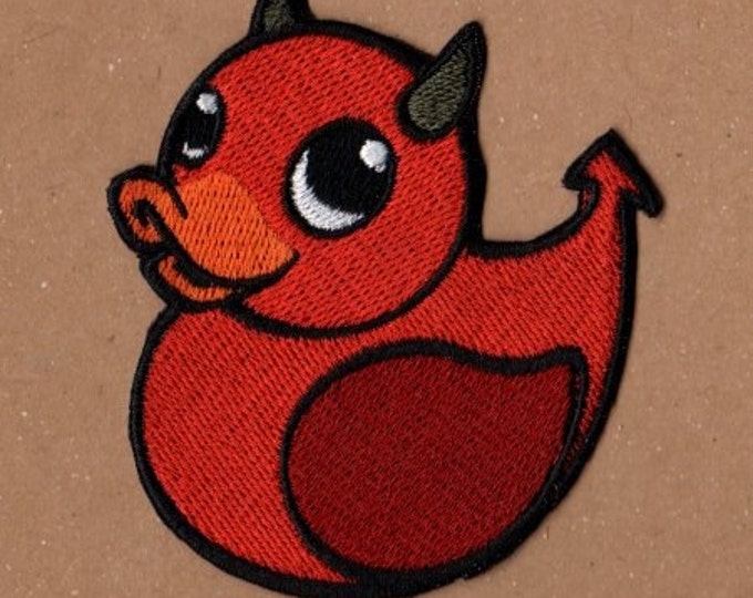 Devil Rubber Ducky Patch - Etsy