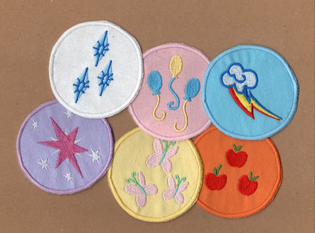MLP Cutie Mark Patch Your Choice - Etsy