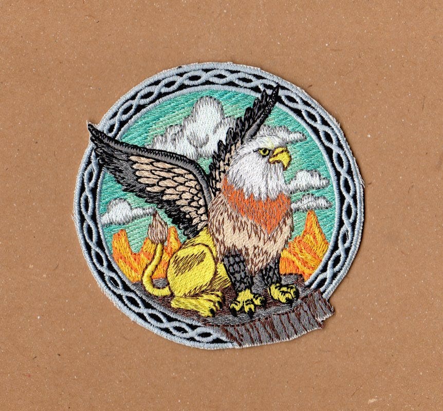 Griffin Patch - Etsy