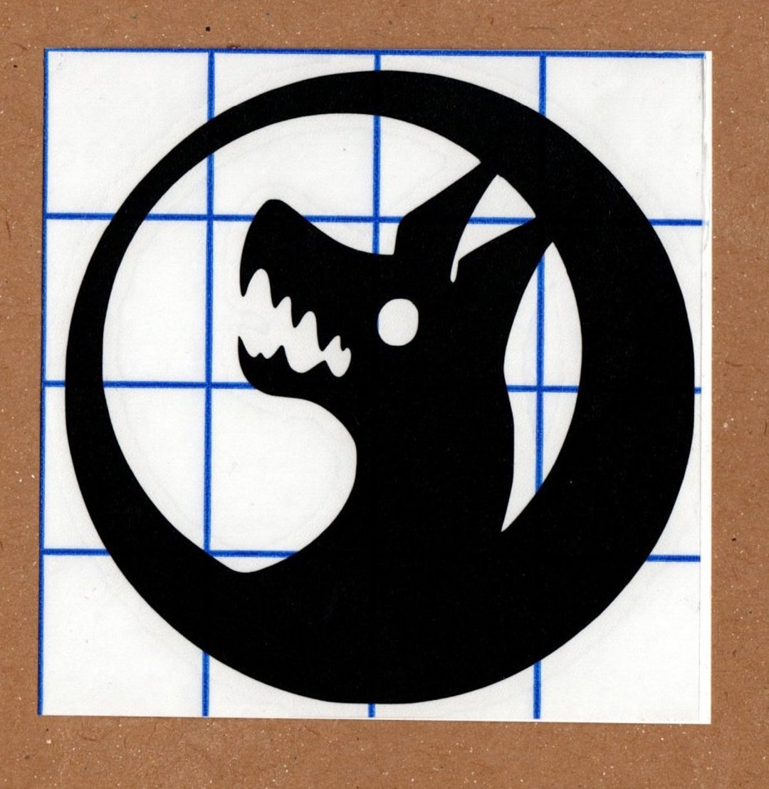 SCP Does the Black Moon Howl Vinyl Decal - Etsy