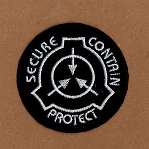 SCP Patch (with Text) - Etsy