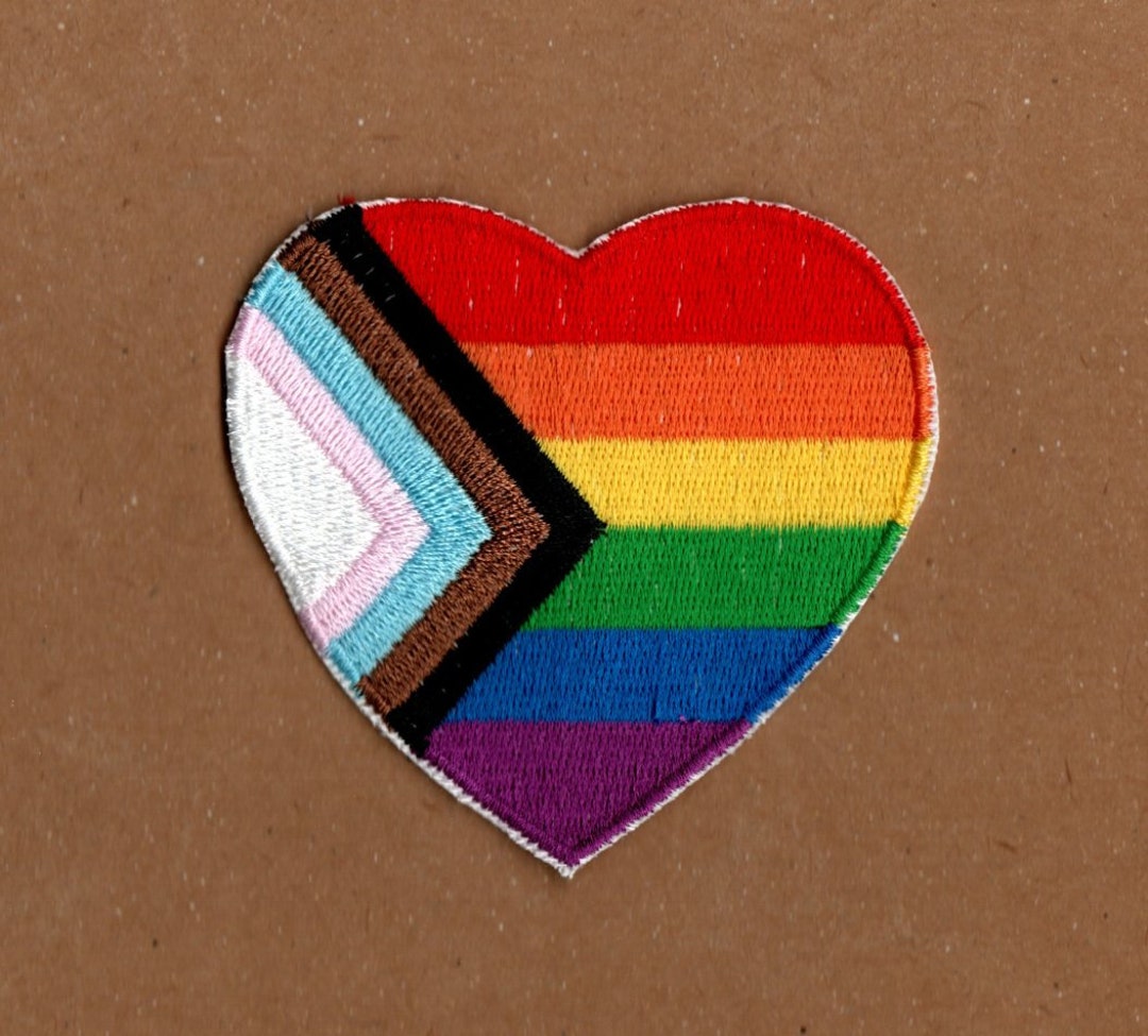 Inclusive Pride Heart Patch - Etsy
