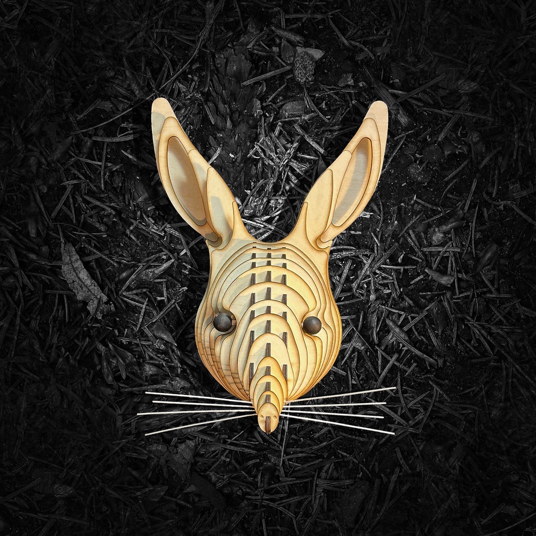BILBY, 3D Laser Cut Animal Trophy / Puzzle, Wall Decor, Wall Art ...