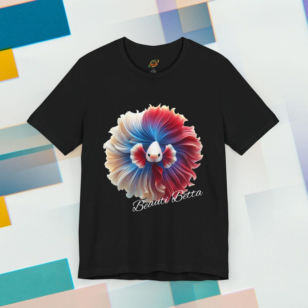 Beautiful Betta Fish T-shirt, Colorful Marine Life Tee, Perfect Gift ...