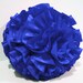 Yellow Round Pouf-handmade-ruffled Pillow-decorative Pillow-gift for ...